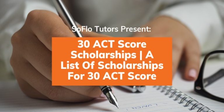 30 ACT Score Scholarships You Should Apply For
